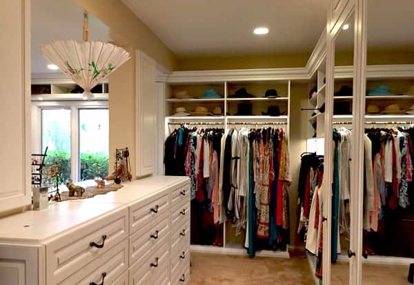 Closets With Angled Walls and Ceilings